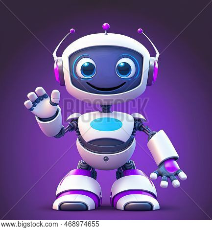 Cute Humanoid Robot Image & Photo (Free Trial) | Bigstock