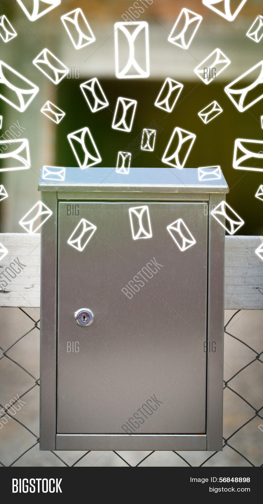 Mailbox Letter Icons Image & Photo (Free Trial) | Bigstock