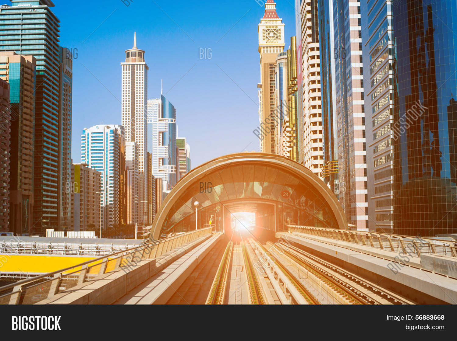 Modern Subway Line On Image & Photo (Free Trial) | Bigstock