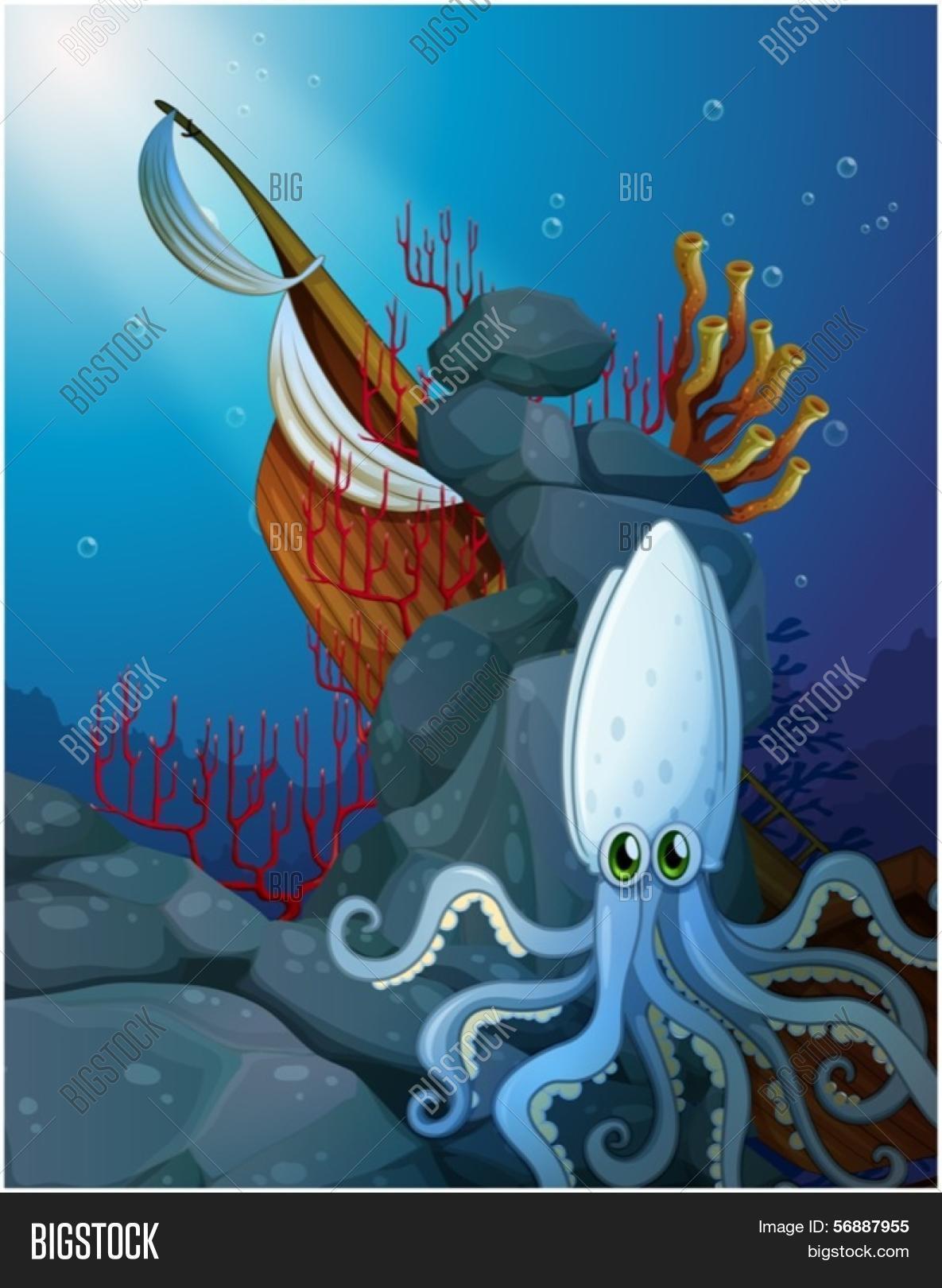 Illustration Octopus Vector & Photo (Free Trial) | Bigstock