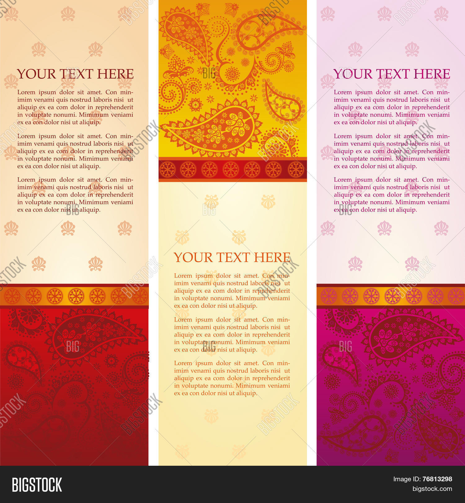 Indian Saree Design Vector & Photo (Free Trial) | Bigstock
