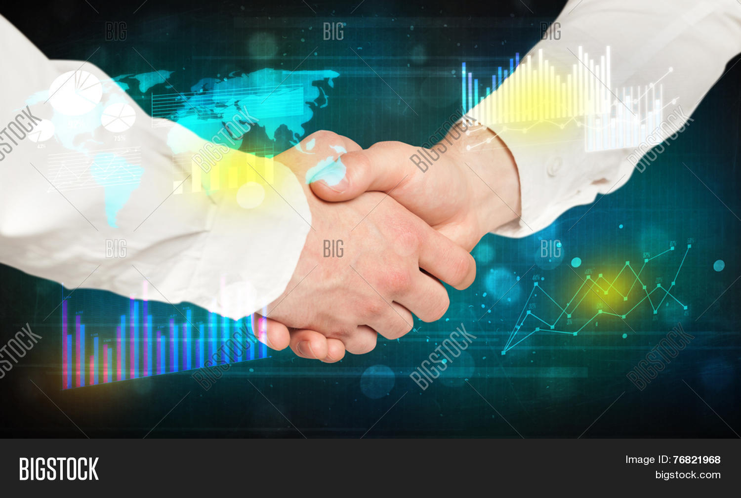 Handshake Charts Image & Photo (Free Trial) | Bigstock