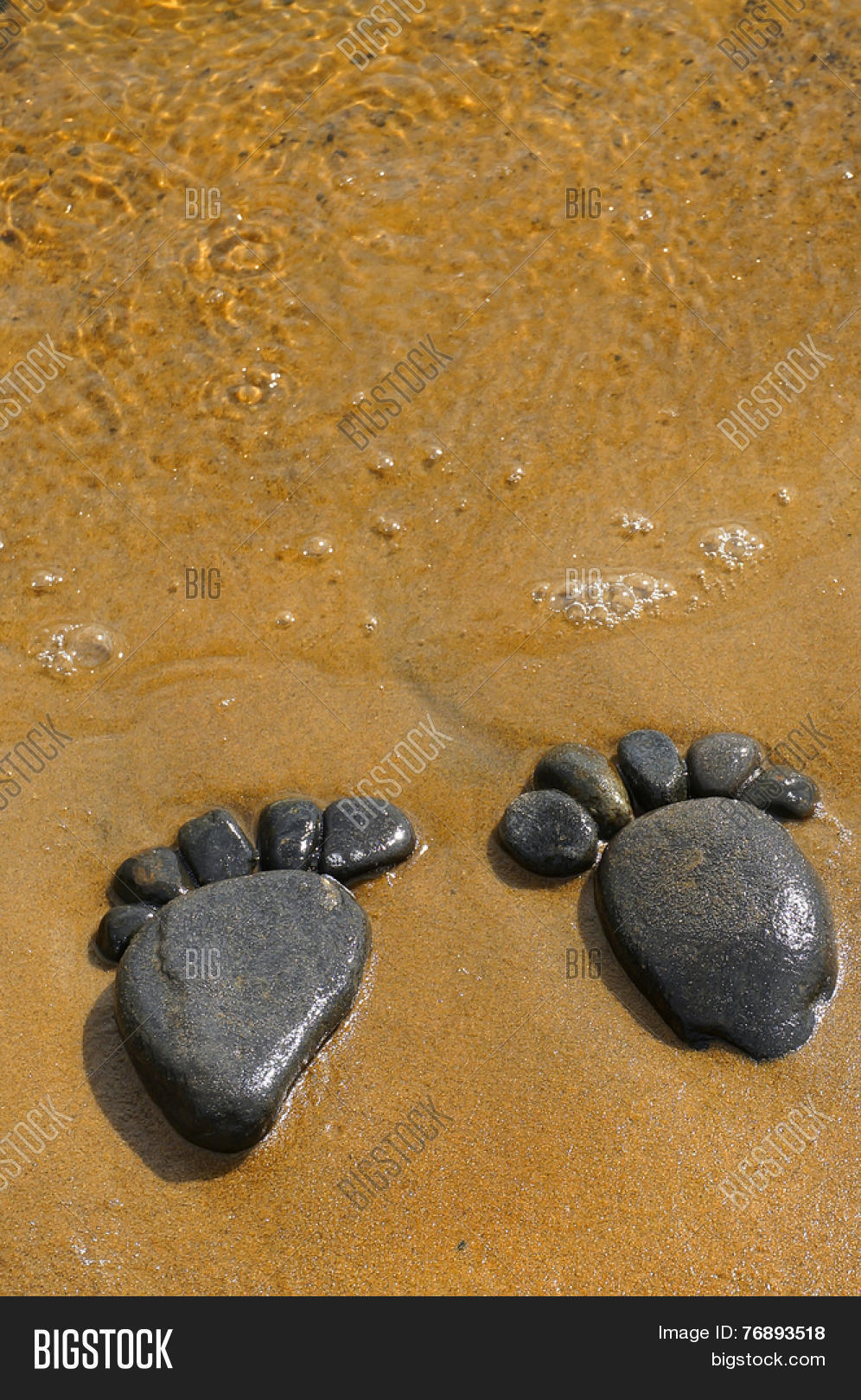 Pair Trace Feet Made Image & Photo (Free Trial) | Bigstock