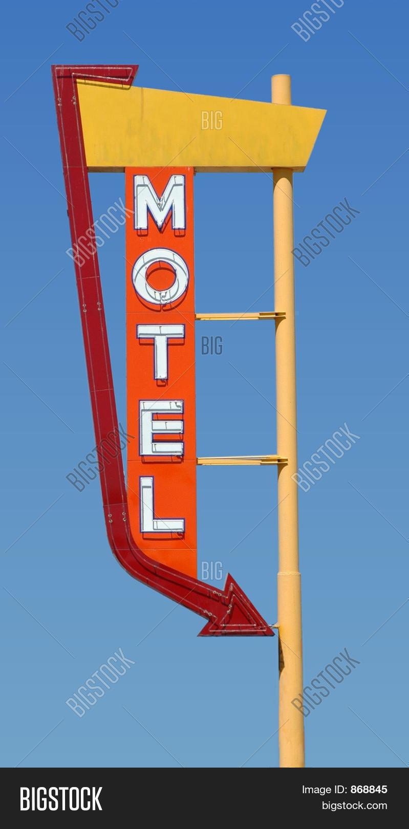 Motel Sign Image & Photo (Free Trial) | Bigstock