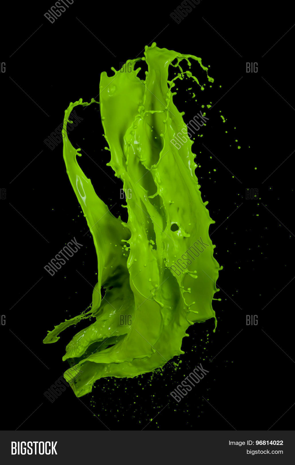 Green Paint Splash Image & Photo (Free Trial) | Bigstock