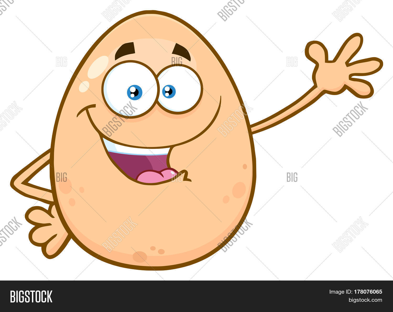 Happy Egg Cartoon Image & Photo (Free Trial) | Bigstock