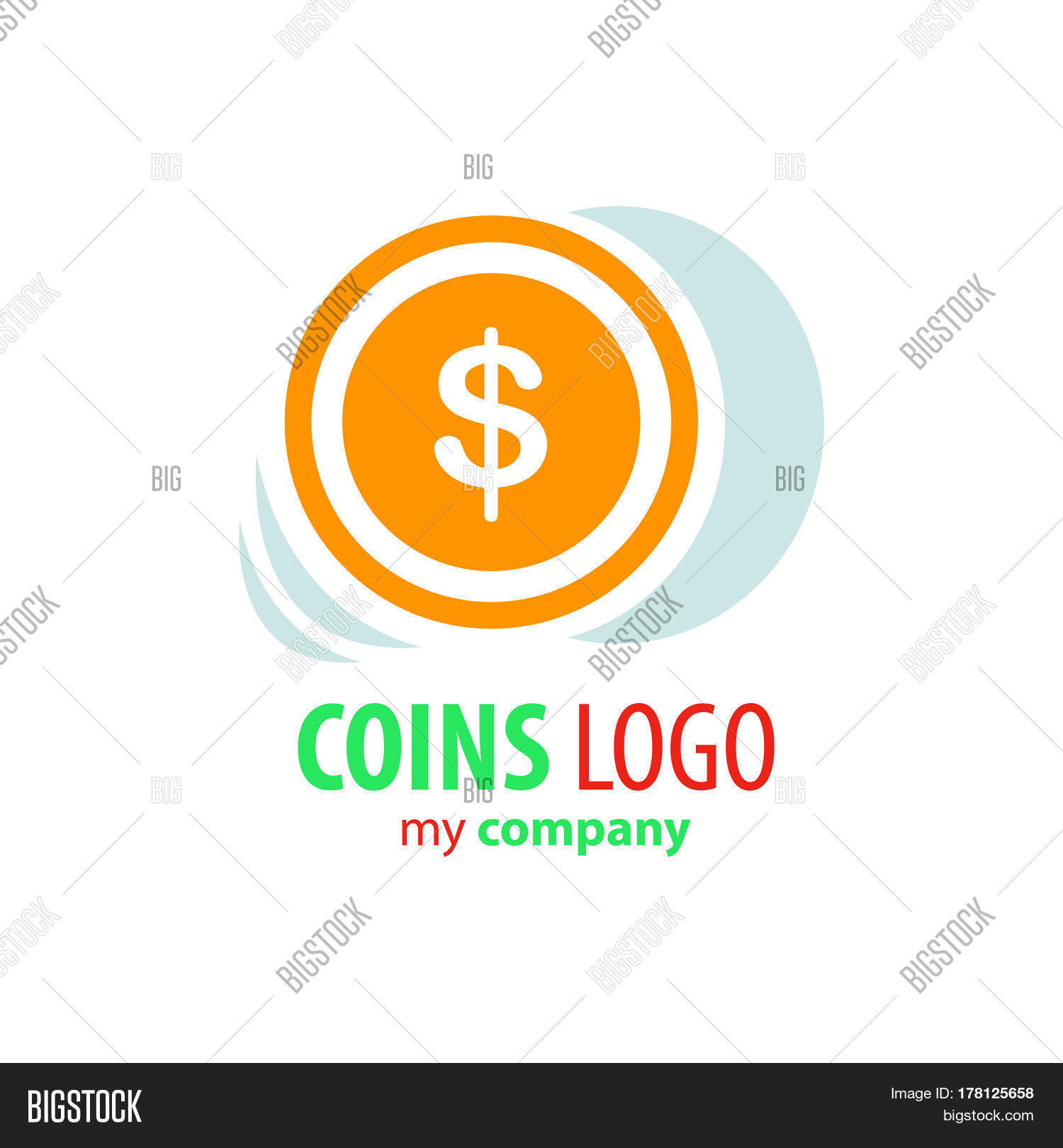 Design Logo Coins Vector & Photo (Free Trial) | Bigstock