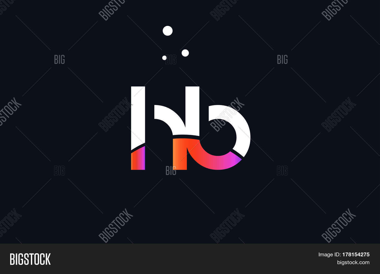 Hb H B Pink Purple Vector & Photo (Free Trial) | Bigstock