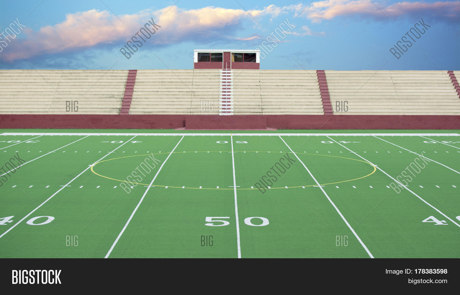 Generic Football Field Image & Photo (Free Trial) | Bigstock