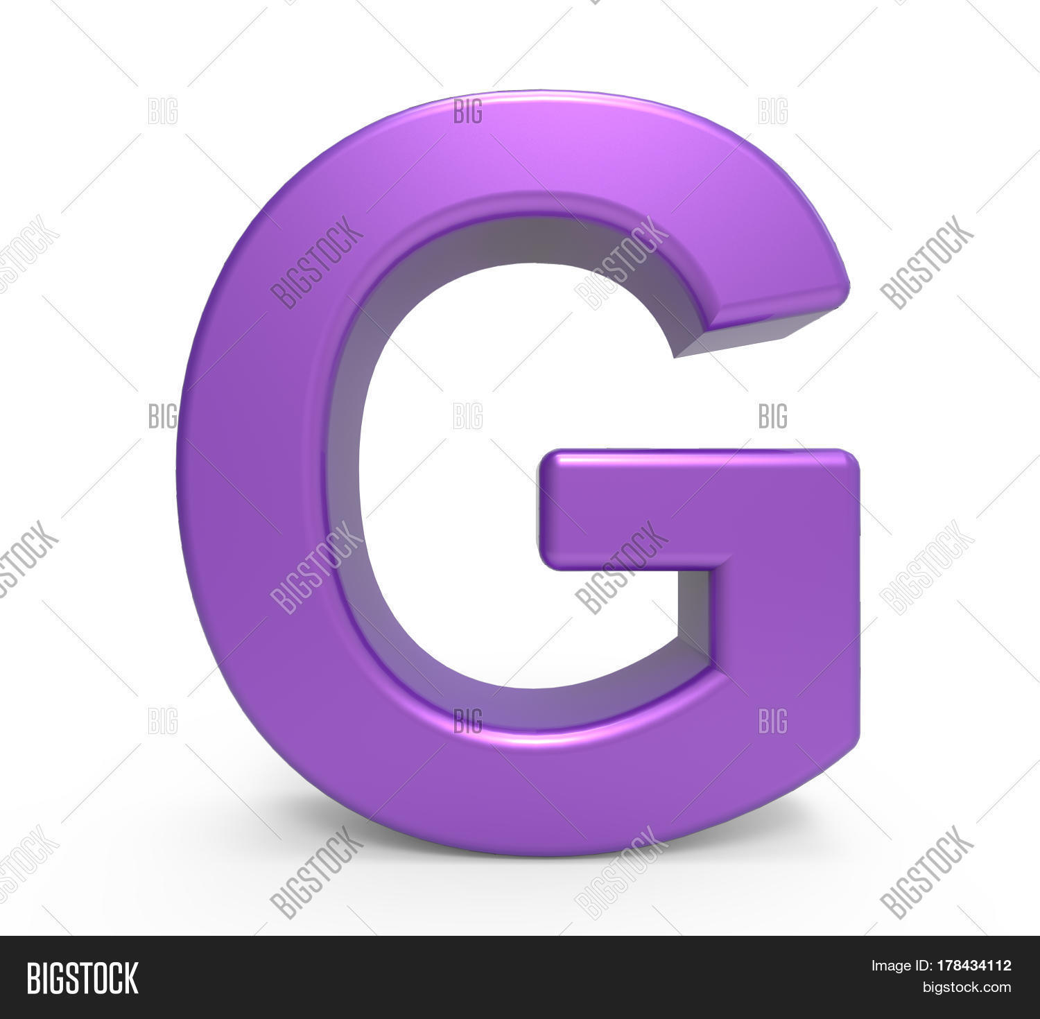 3D Purple Letter G Image & Photo (Free Trial) | Bigstock