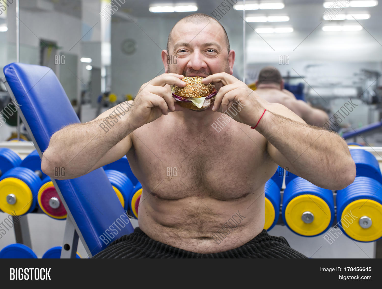 Big Fat Hungry Man Image & Photo (Free Trial) | Bigstock