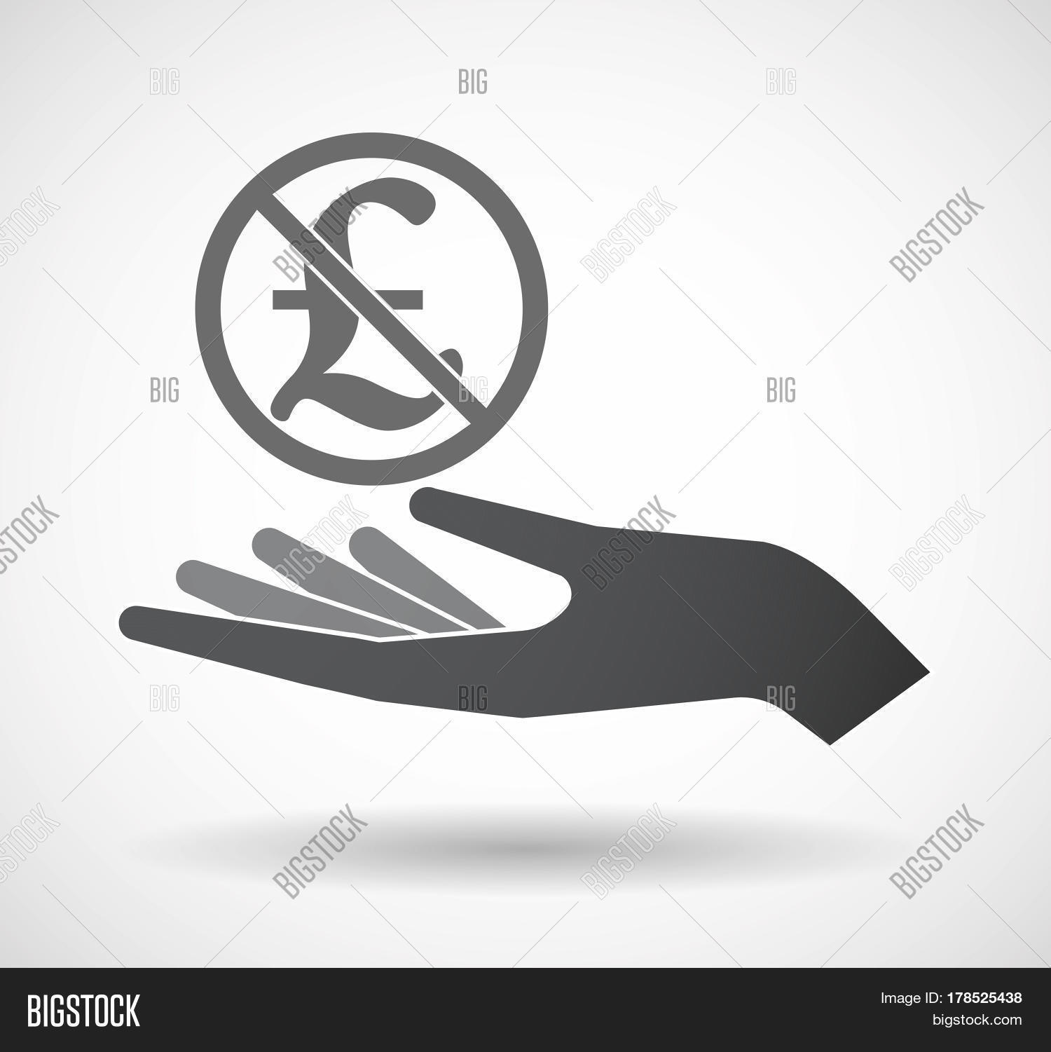 Isolated Hand Pound Vector & Photo (Free Trial) | Bigstock