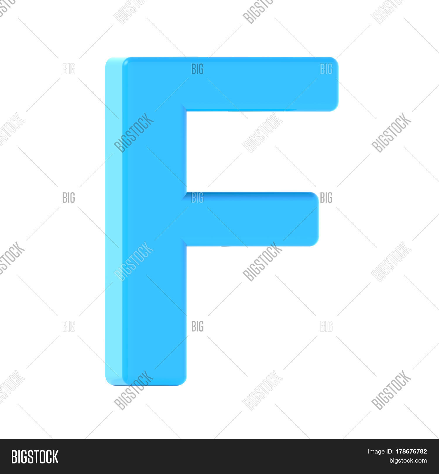 Light Blue Letter F Image & Photo (Free Trial) | Bigstock