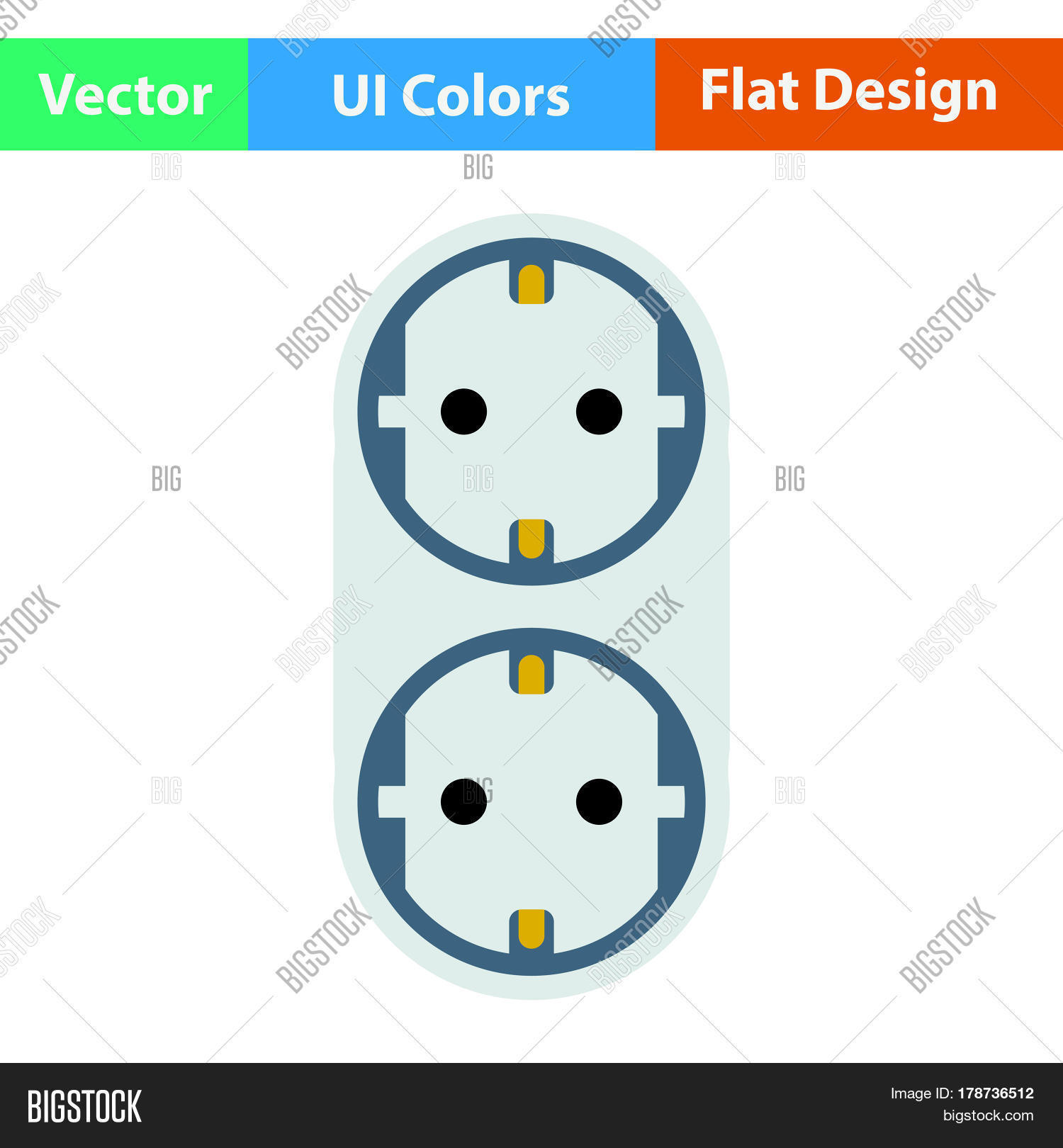 Ac Splitter Icon Vector & Photo (Free Trial) | Bigstock