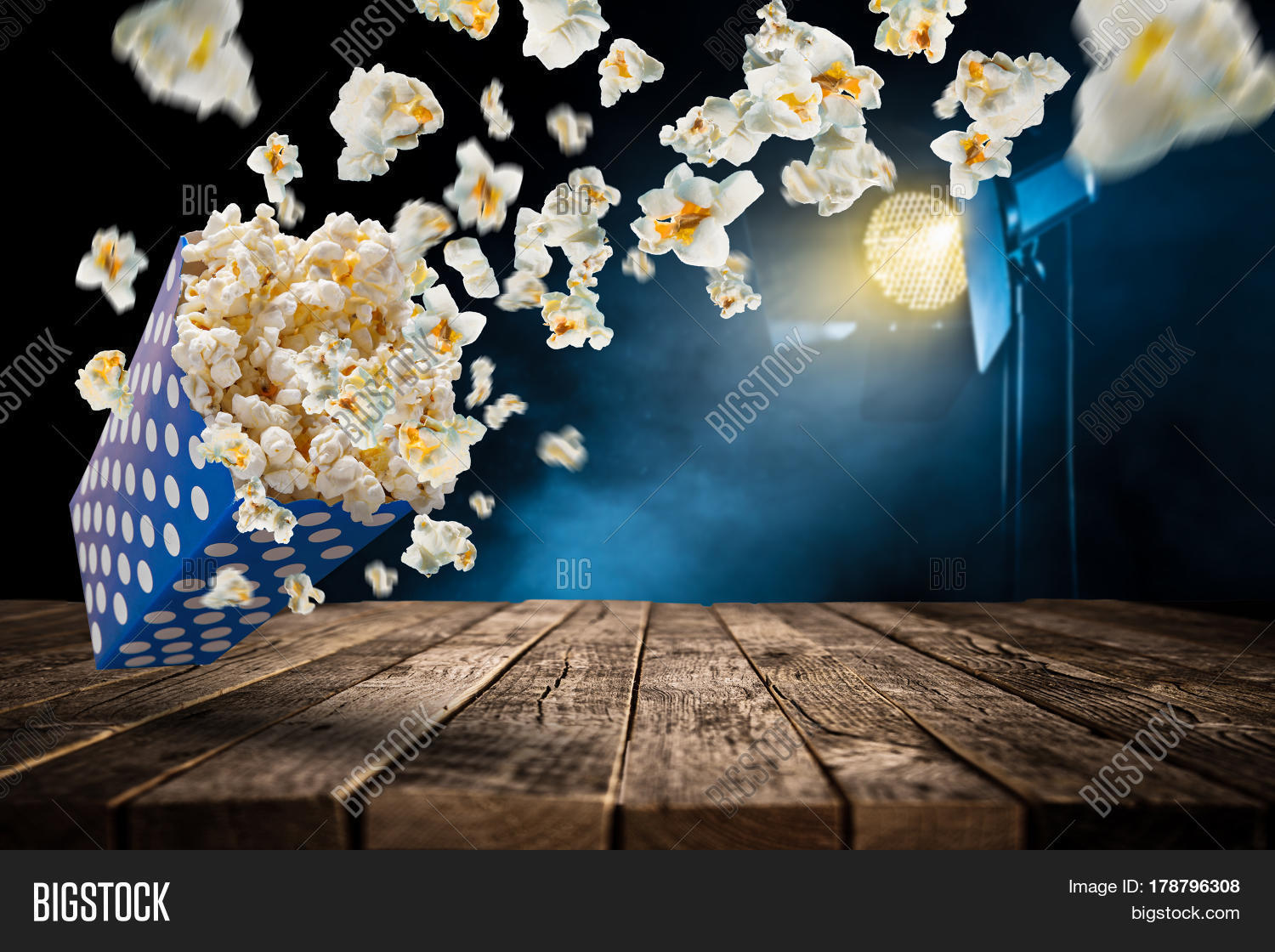Popcorn Explosion On Image & Photo (Free Trial) | Bigstock