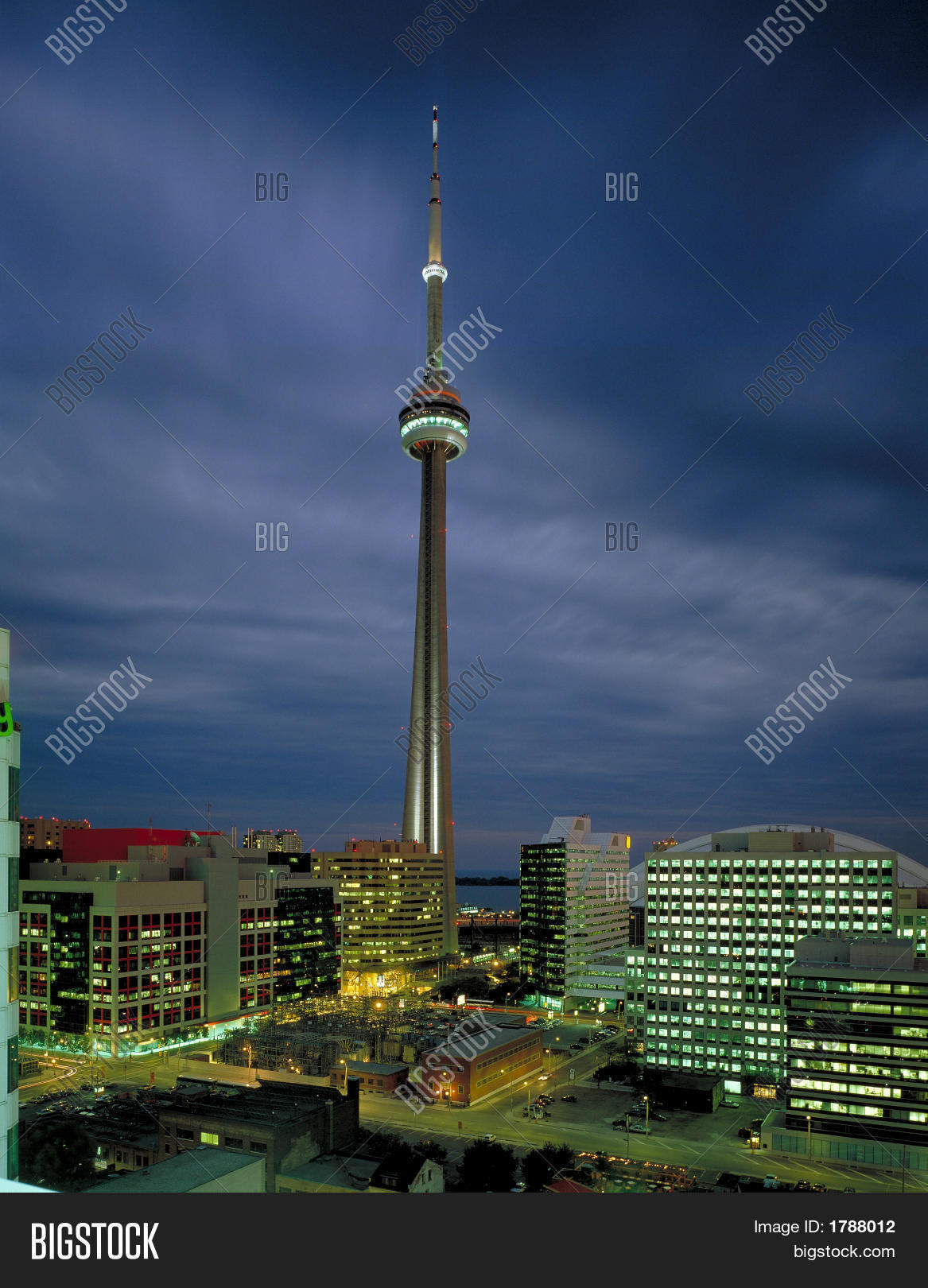Aerial View Cn Tower Image & Photo (Free Trial) | Bigstock