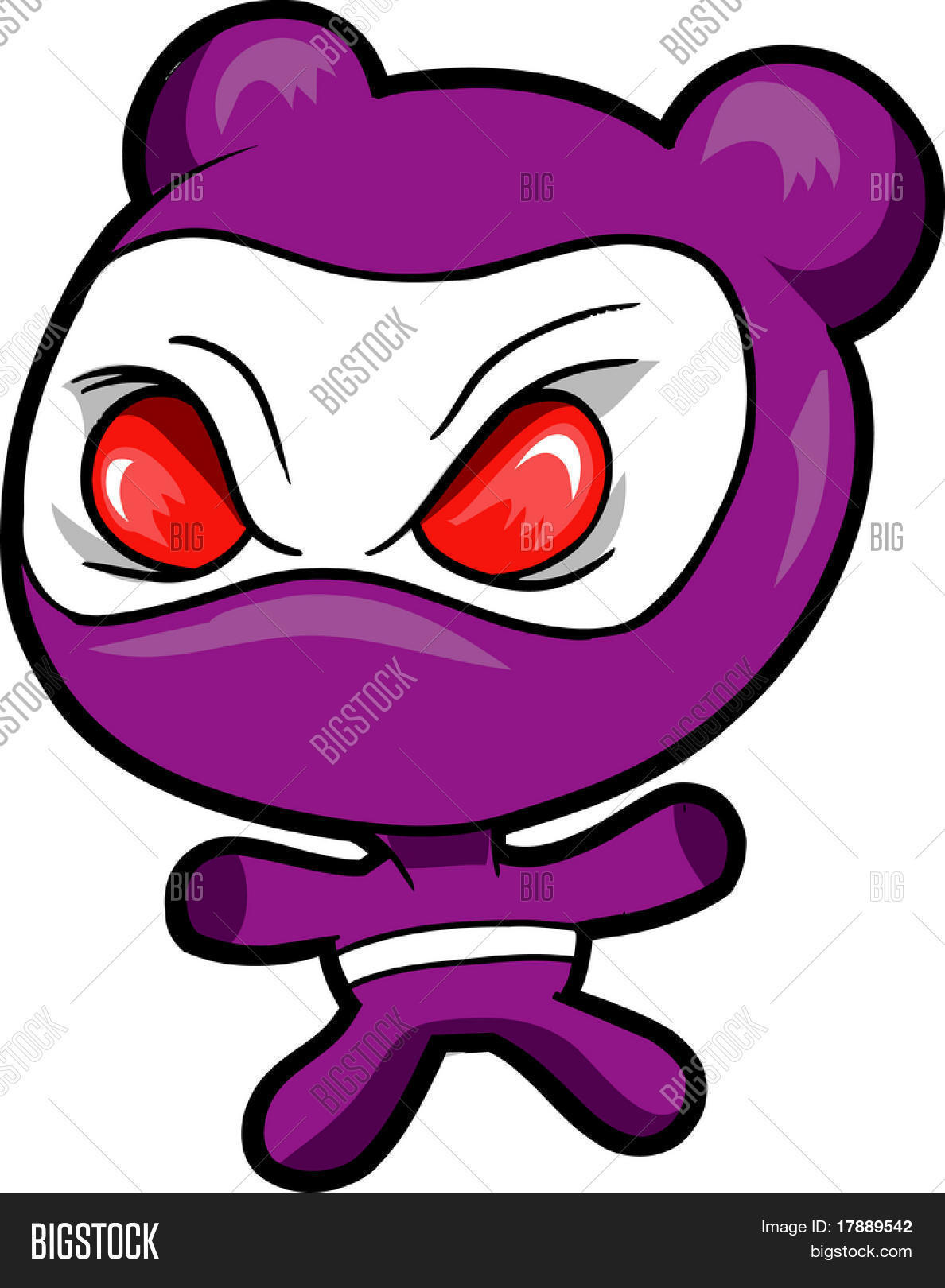 Ninja Teddy Bear Vector & Photo (Free Trial) | Bigstock