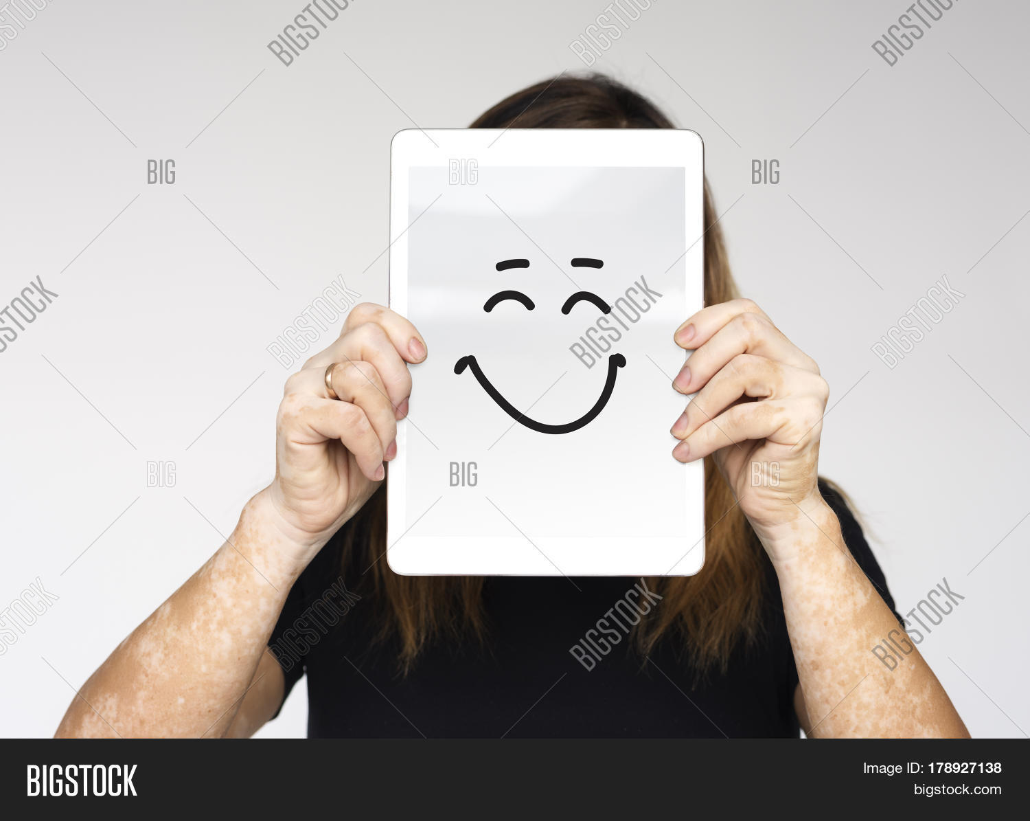 Smiley Face On Tablet Image & Photo (Free Trial) | Bigstock