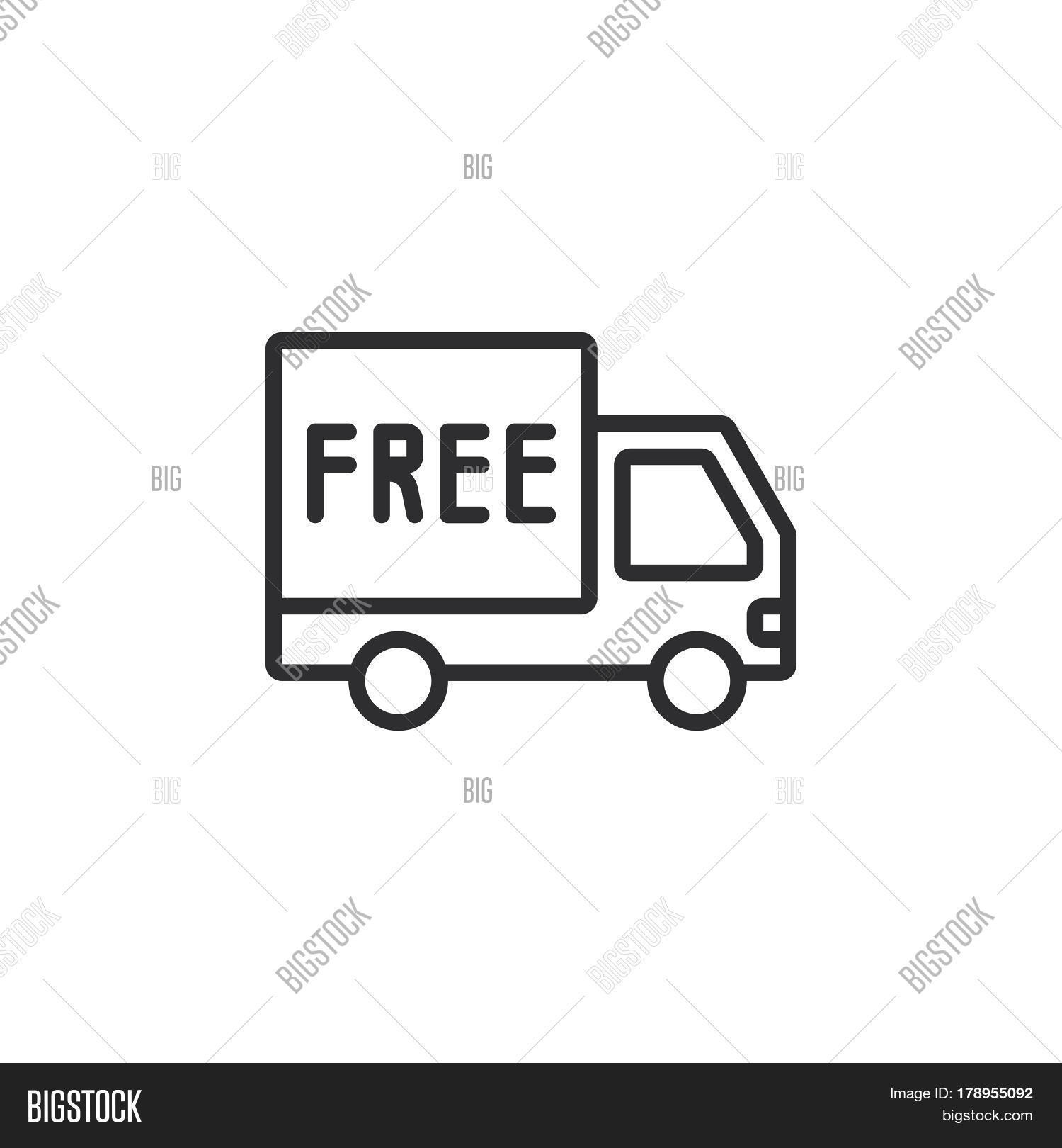 Free Shipping Symbol Vector & Photo (Free Trial) | Bigstock