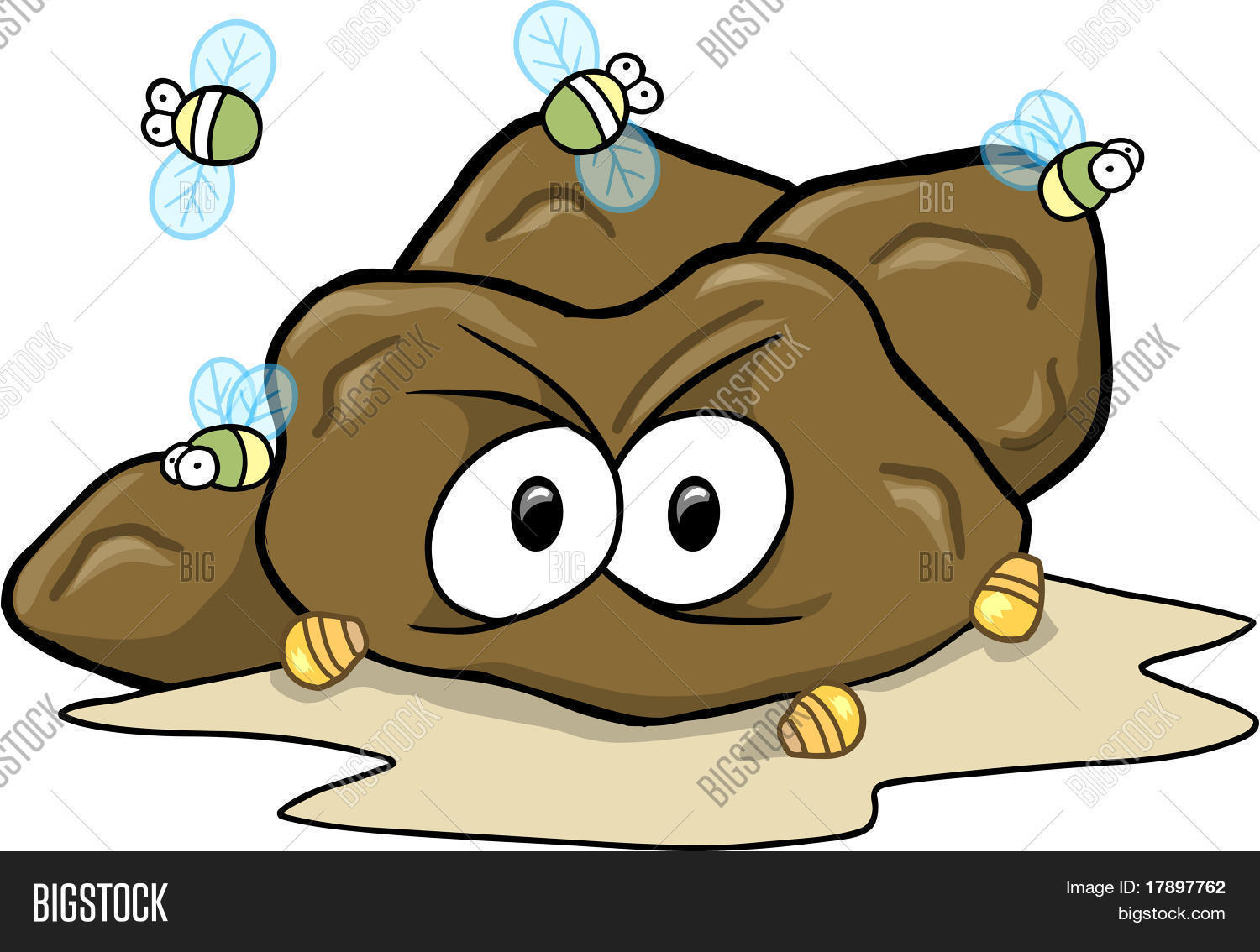 Hard Poop Turd Vector Vector & Photo (Free Trial) | Bigstock
