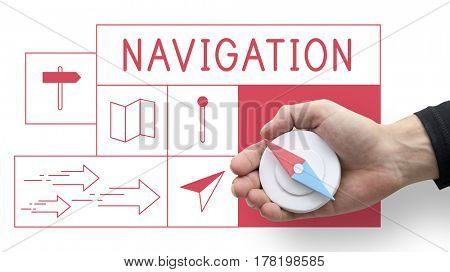 Map Direction Pin Tag Image & Photo (Free Trial) | Bigstock