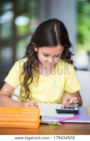 Girl Doing Math Image & Photo (Free Trial) | Bigstock