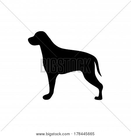 Black Figure Big Dog Vector & Photo (Free Trial) | Bigstock