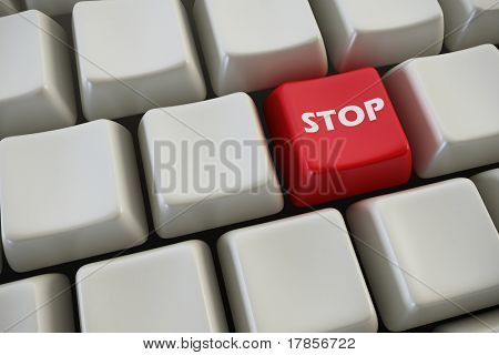 Keyboard "stop" Button Image & Photo (Free Trial) | Bigstock