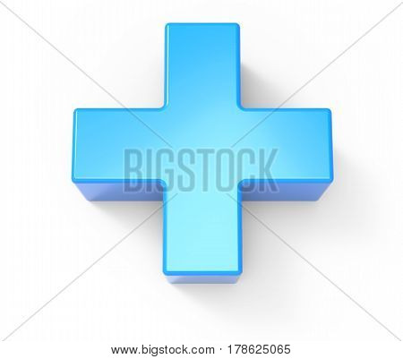 Blue Plus Sign Image & Photo (Free Trial) | Bigstock