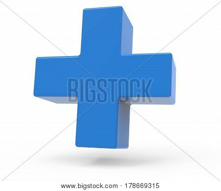 Blue Plus Sign Image & Photo (Free Trial) | Bigstock
