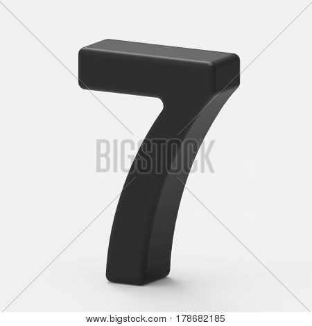 Right Black Number 7 Image & Photo (Free Trial) | Bigstock