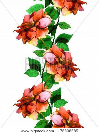 Repeated Floral Border Image & Photo (Free Trial) | Bigstock