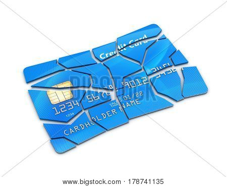 Broken Credit Card Image & Photo (Free Trial) | Bigstock