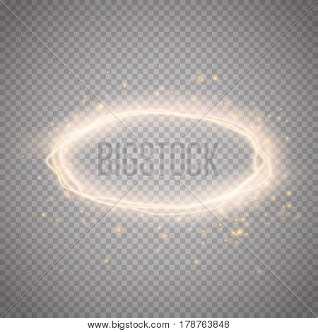 Golden Glow Round Vector & Photo (Free Trial) | Bigstock