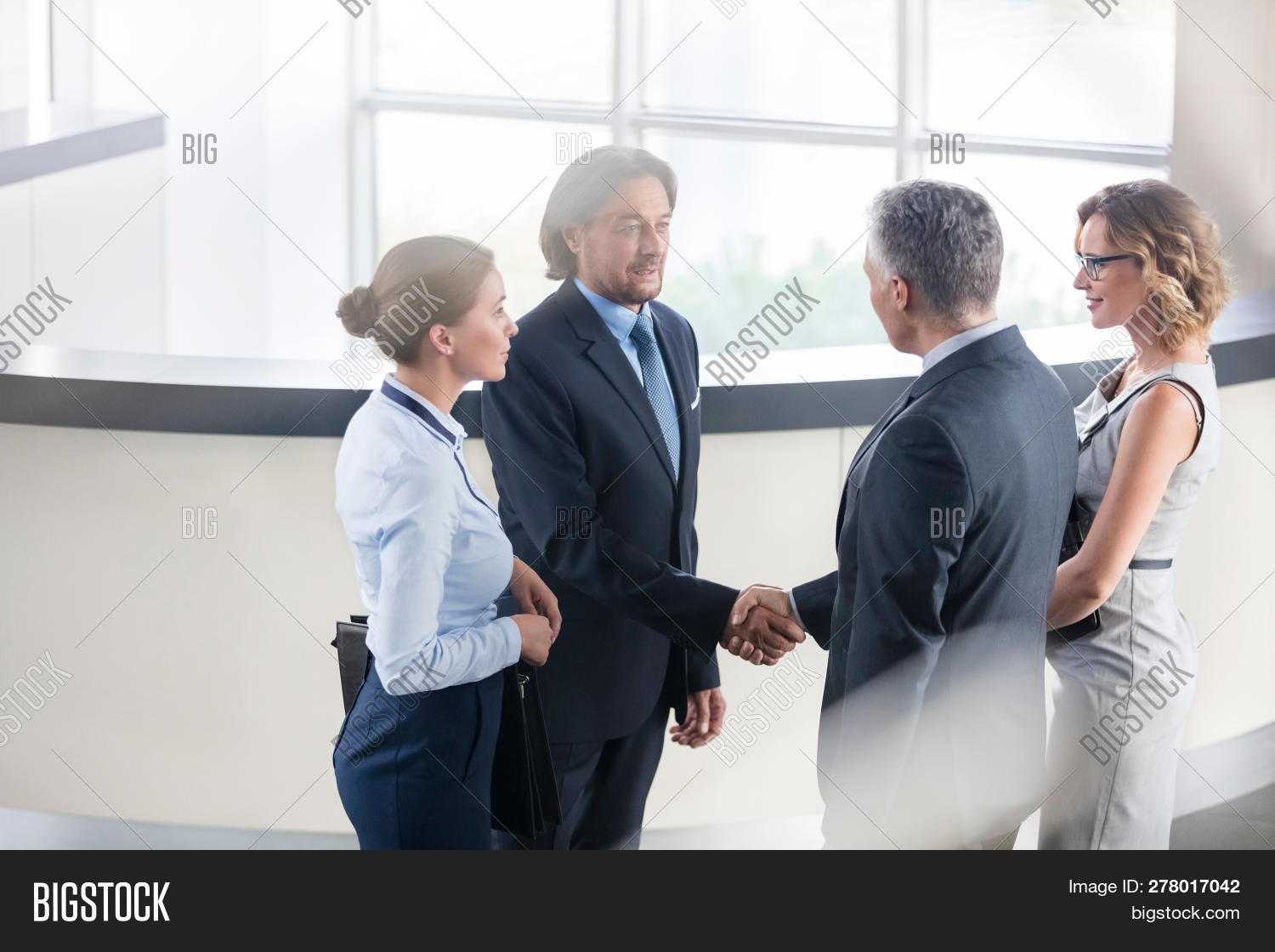 Businessmen Greeting Image & Photo (Free Trial) | Bigstock