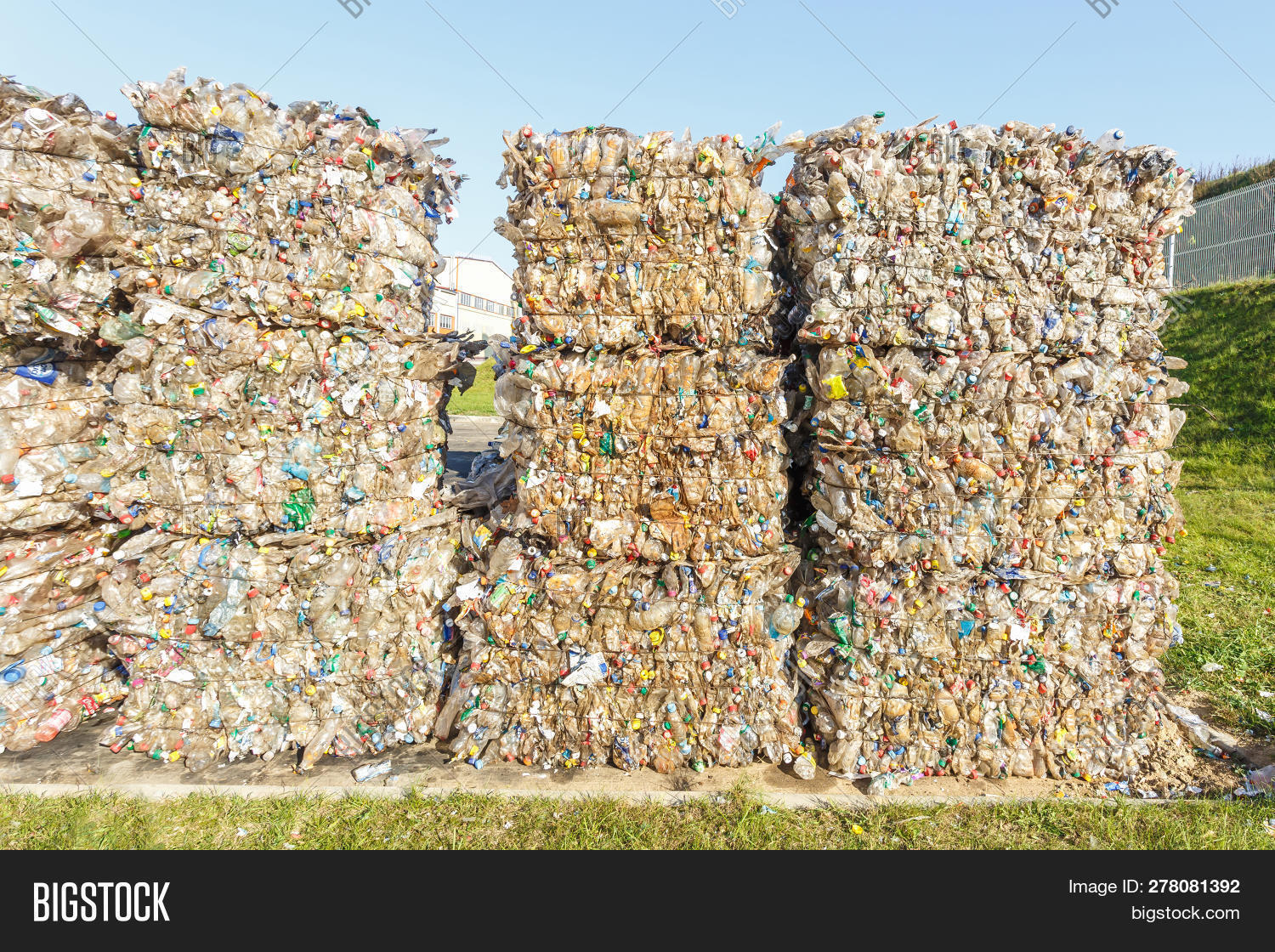 Plastic Bales Rubbish Image & Photo (Free Trial) | Bigstock