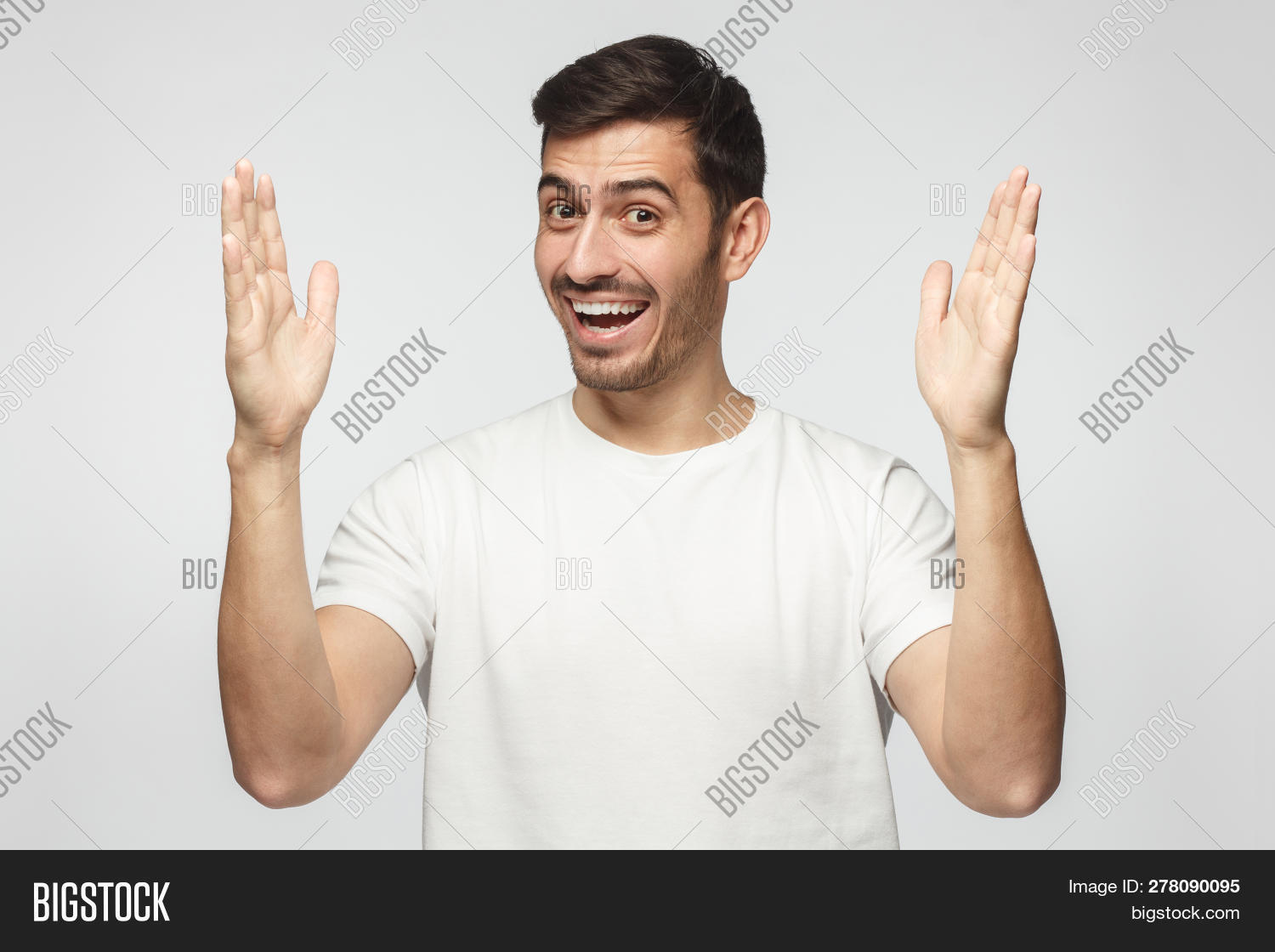Young Man Showing Big Image & Photo (Free Trial) | Bigstock