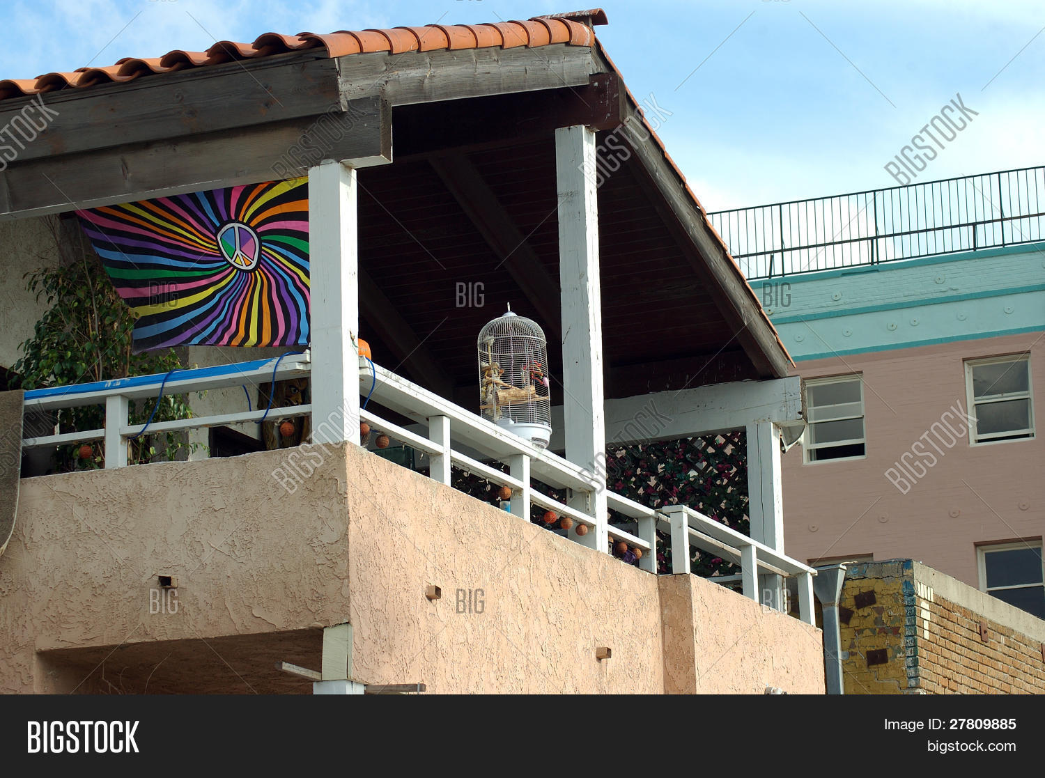 Bird Cage Banner Paece Image & Photo (Free Trial) | Bigstock