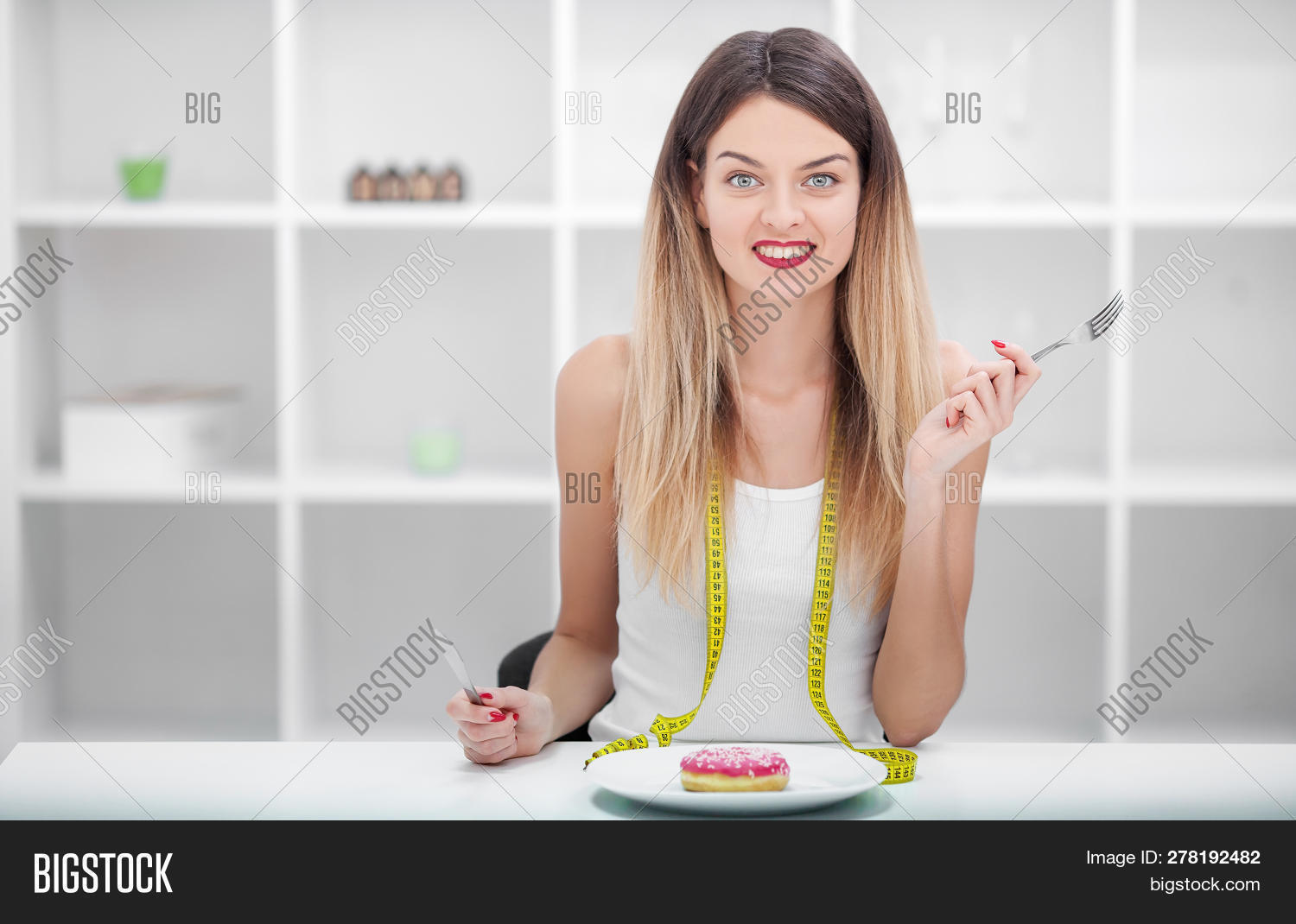 Diet. Young Woman Teen Image & Photo (Free Trial) | Bigstock