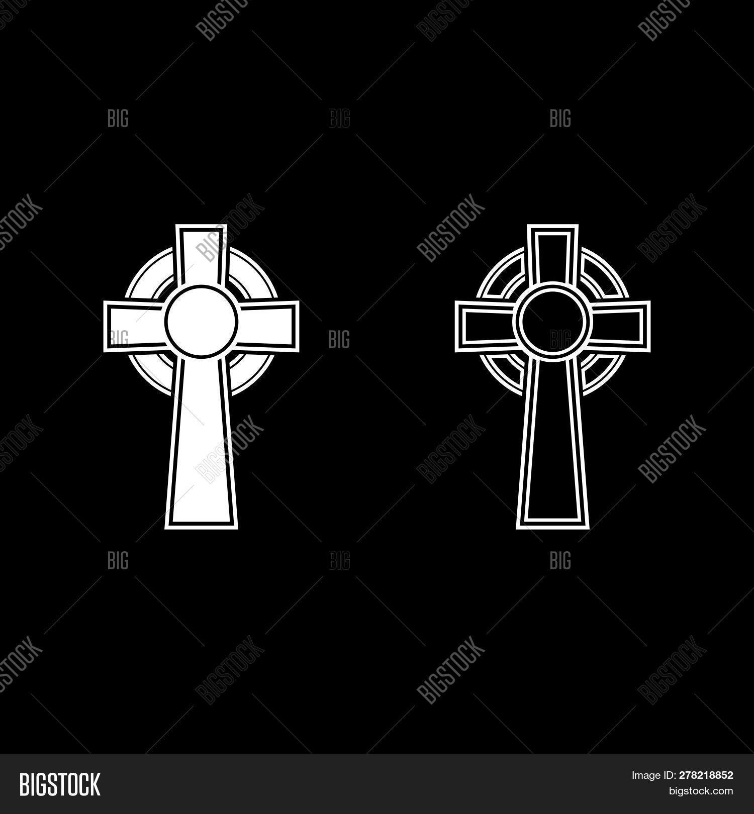 Celtic Cross Icon Set Vector & Photo (Free Trial) | Bigstock