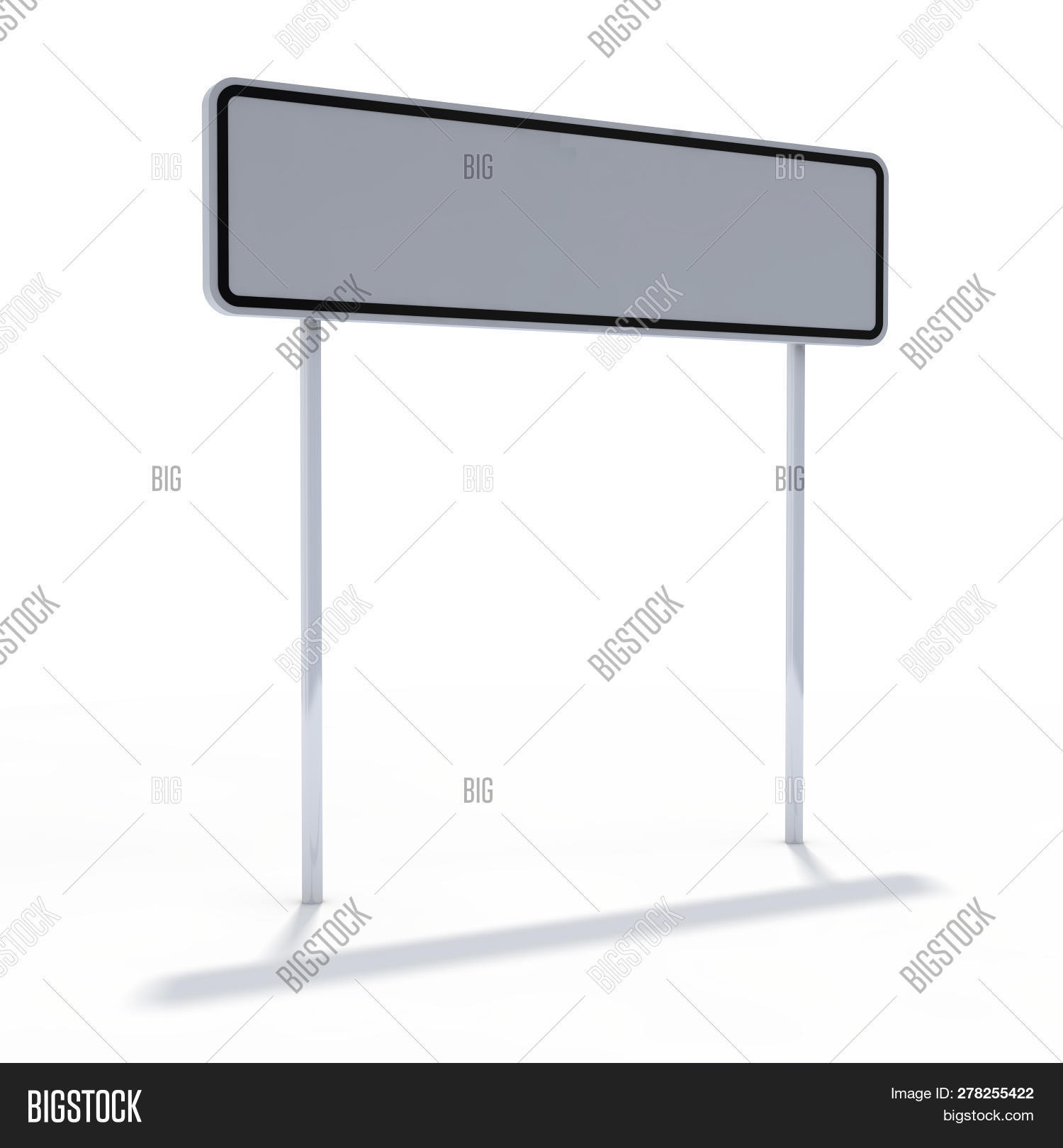 Blank White Road Sign Image & Photo (Free Trial) | Bigstock