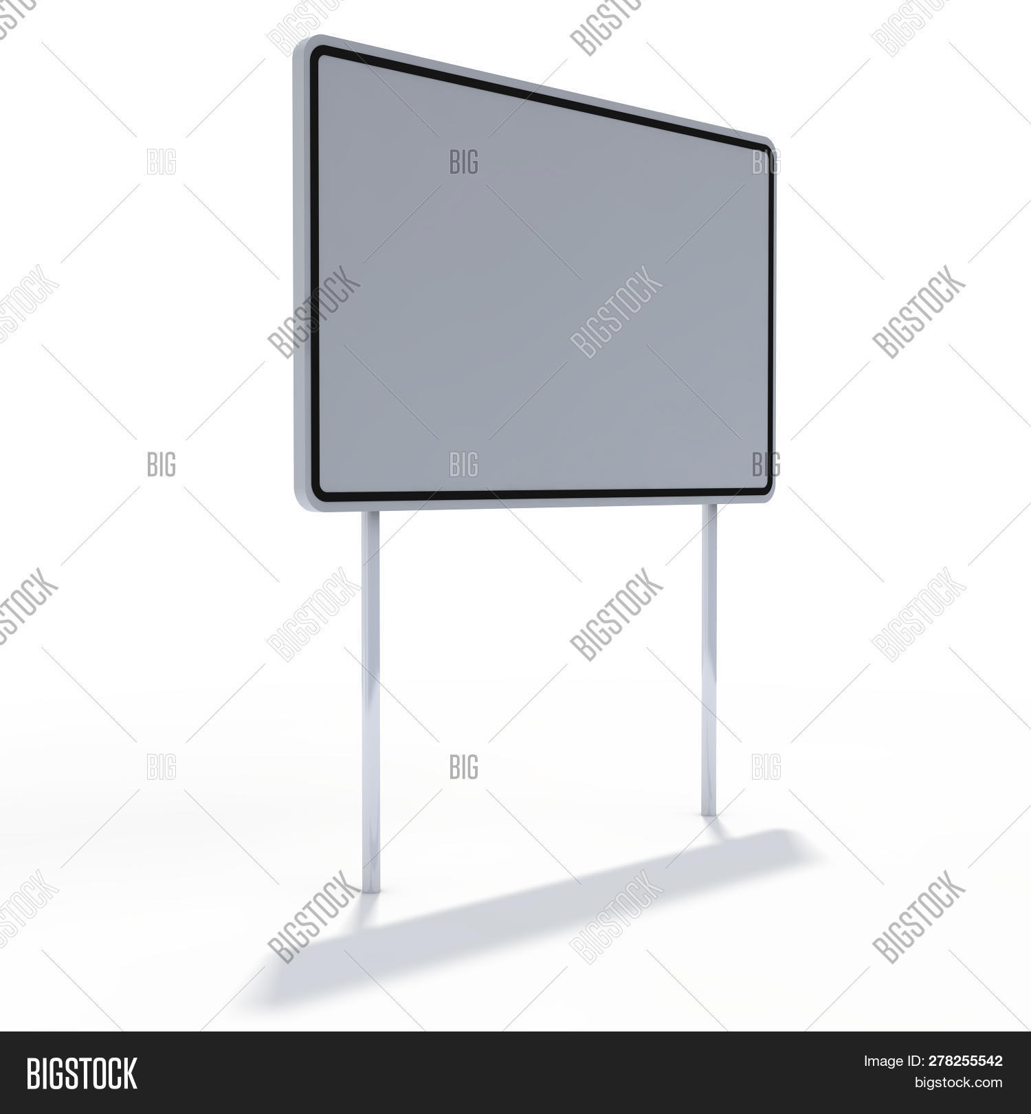 Blank White Road Sign Image & Photo (Free Trial) | Bigstock
