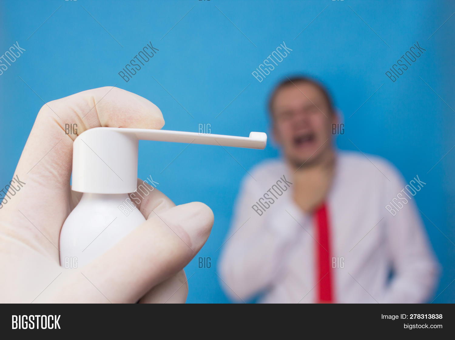 Doctor Holds Spray Image & Photo (Free Trial) | Bigstock
