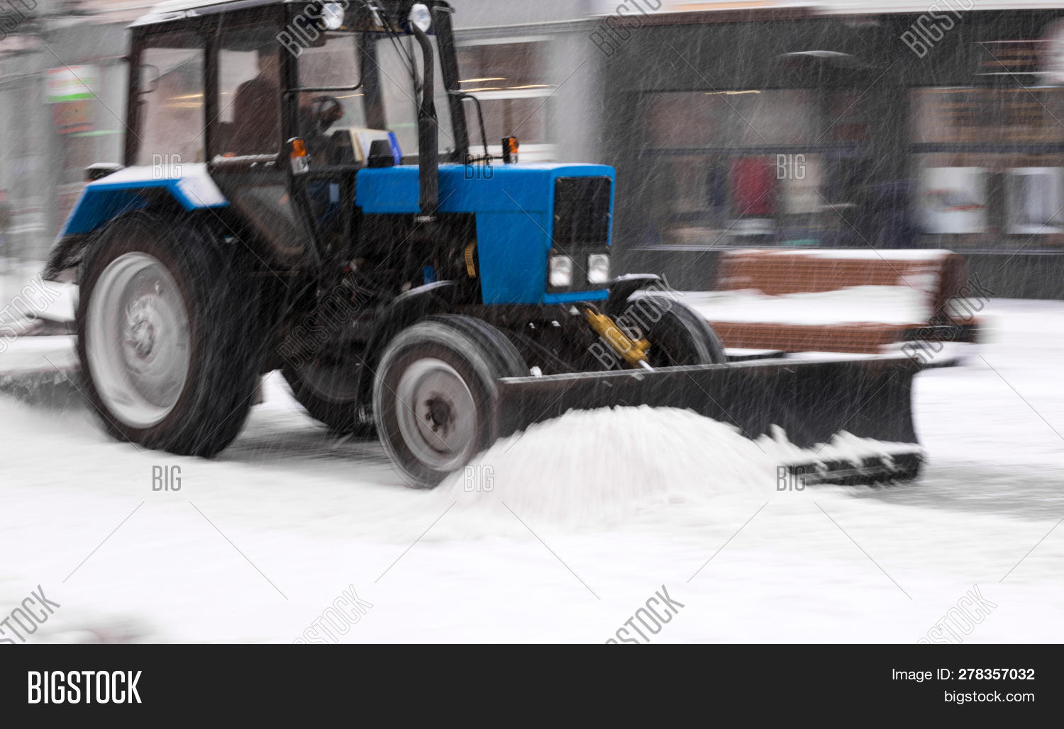 Snow Removal Machine Image & Photo (Free Trial) | Bigstock