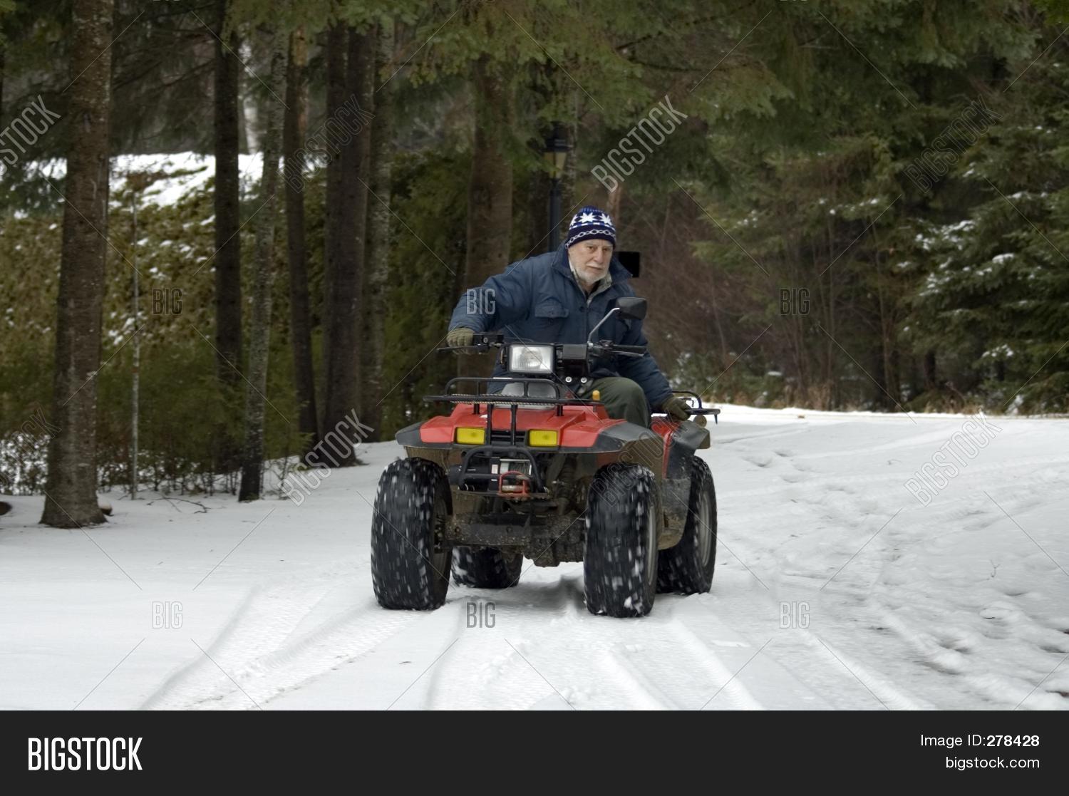 Atv Quad Senior Rider Image & Photo (Free Trial) | Bigstock