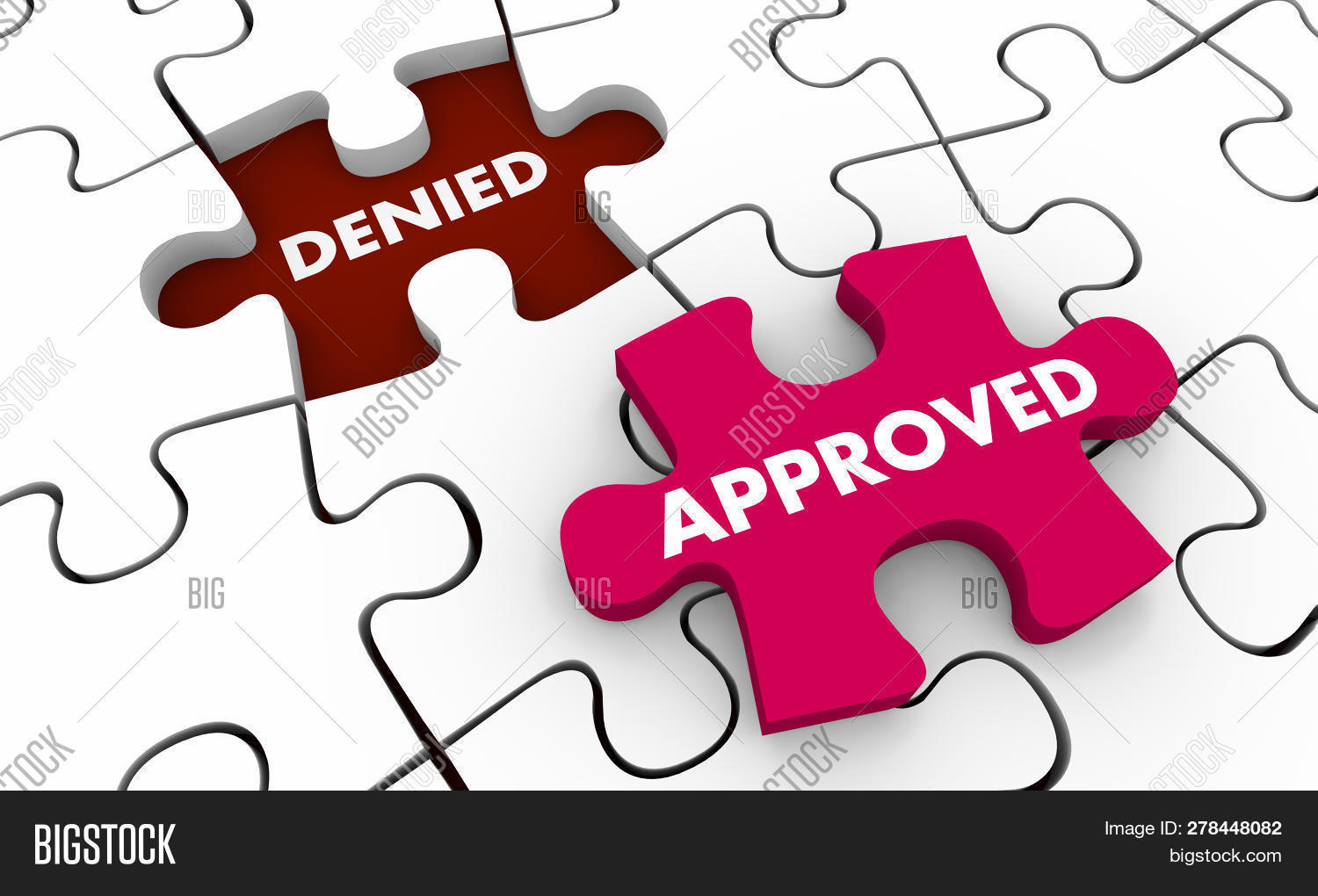 Approved Vs Denied Image & Photo (Free Trial) | Bigstock