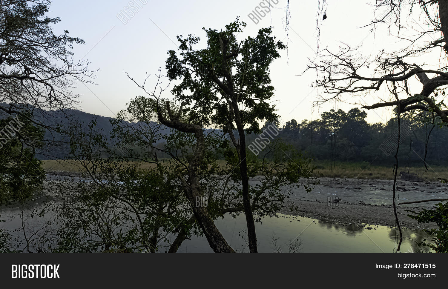 Sunset Over Ramganga Image & Photo (Free Trial) | Bigstock