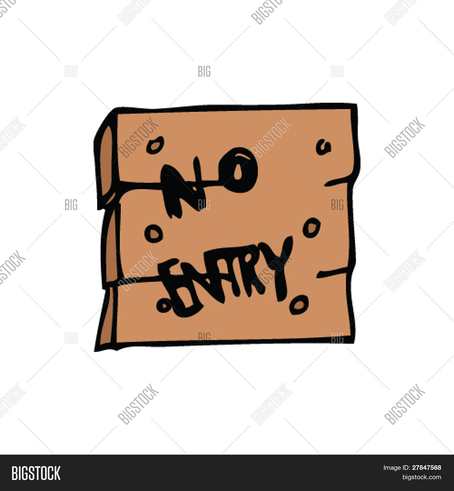 No Entry Sign Drawing Vector & Photo (Free Trial) | Bigstock
