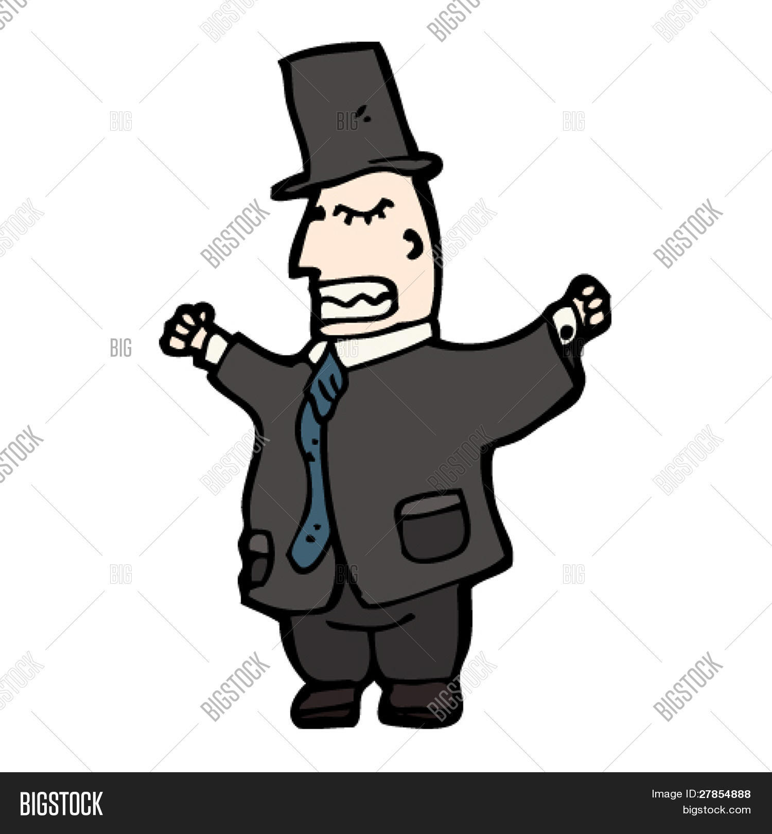 Undertaker Cartoon Vector & Photo (Free Trial) | Bigstock