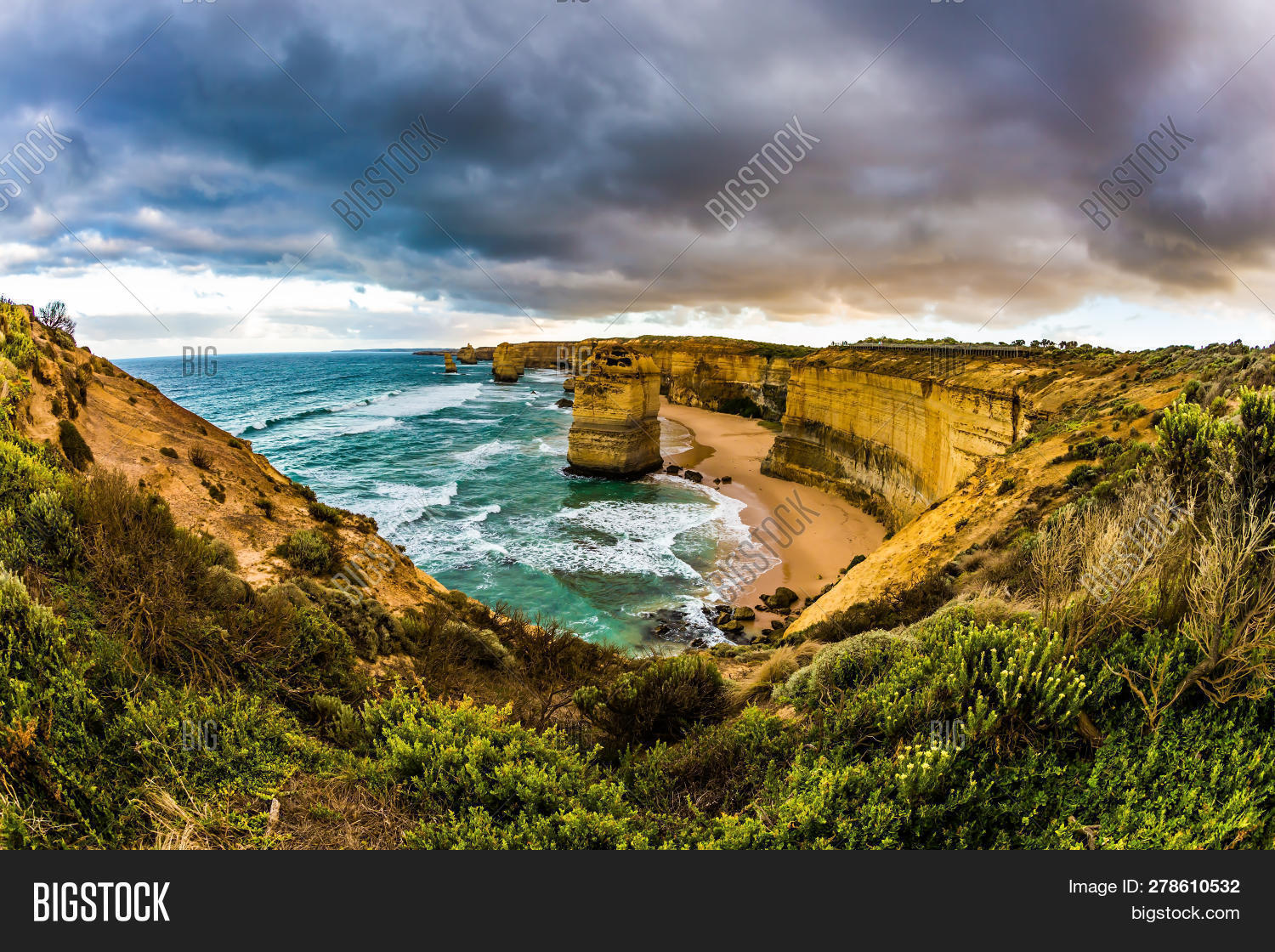 Rocks Coastal Strip Image & Photo (Free Trial) | Bigstock